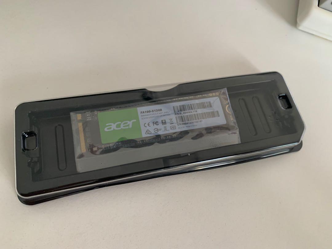 Acer FA100 512GB M.2 SSD, NVMe, PCIe Gen3, Computers & Tech, Desktops ...