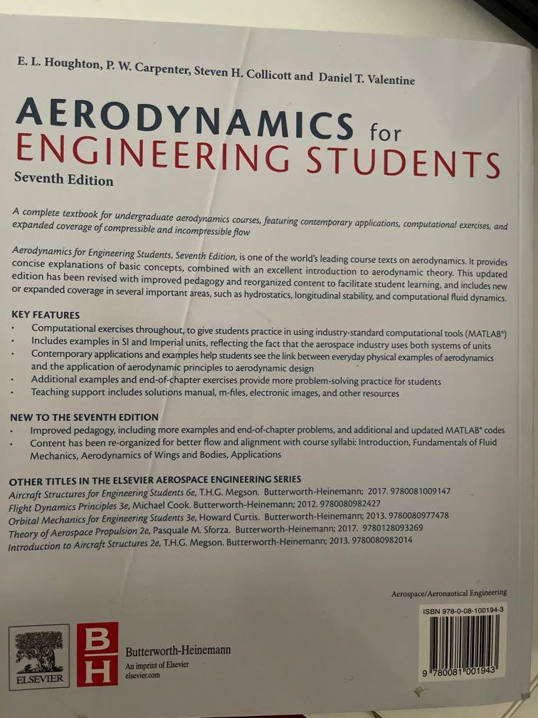 Aerodynamics for Engineering Students 空氣動力學 大學教科書, 興趣及遊戲, 書本 & 文具, 教科書 ...