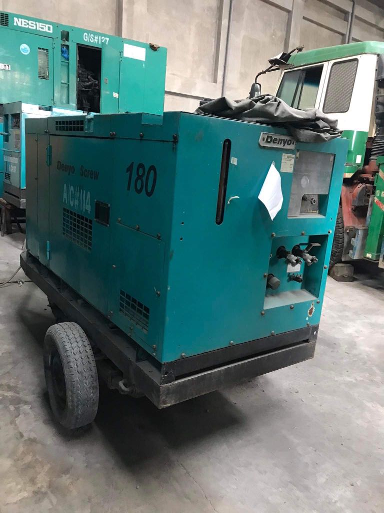 Airman Denyo 180 cfm Air Compressor, Commercial & Industrial ...