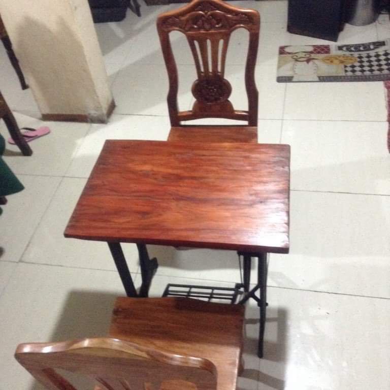 Antique Solid Narra table and chair, Furniture & Home Living, Furniture ...