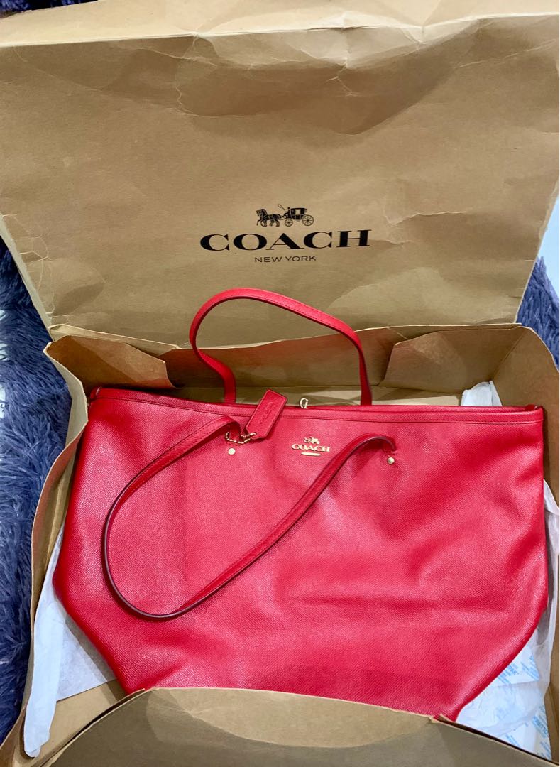 Authentic Coach Large tote, Luxury, Bags & Wallets on Carousell