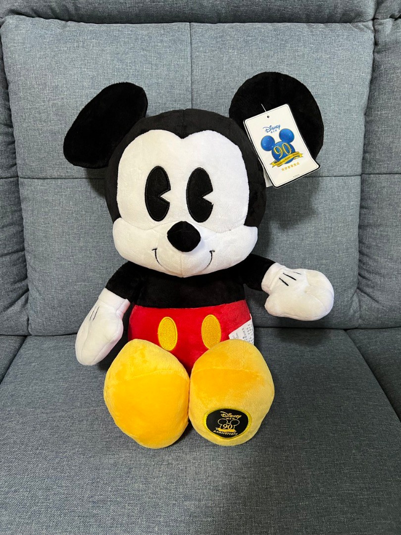 Authentic Disney 90th Anniversary Special Mickey Mouse BIG SIZE 40CM ...