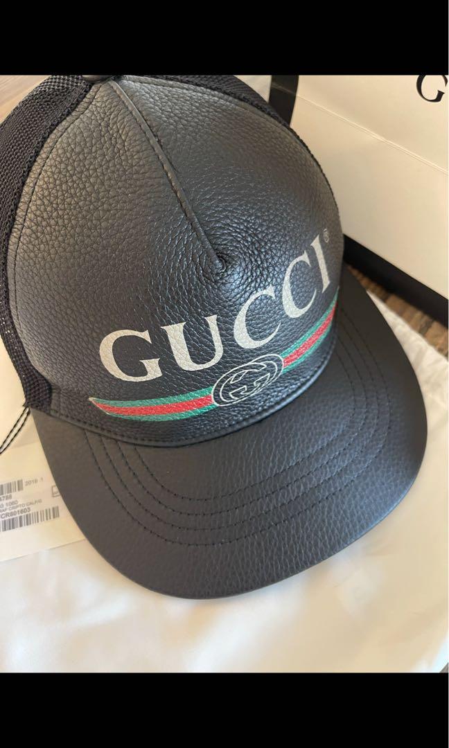 Authentic Gucci Logo Cap (with dustbag, tag and paperbag), Men's ...