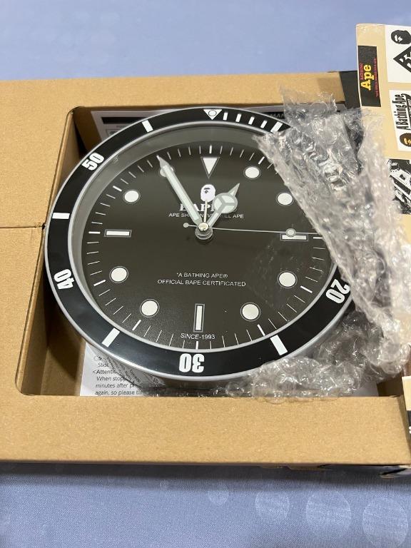 BATHING APE TABLE CLOCK MAGAZINE, Men's Fashion, Watches & Accessories ...