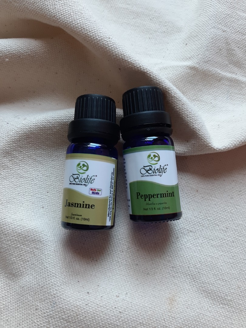 Biolife Essential Oils 10ml (Peppermint/Jasmine), Furniture & Home ...