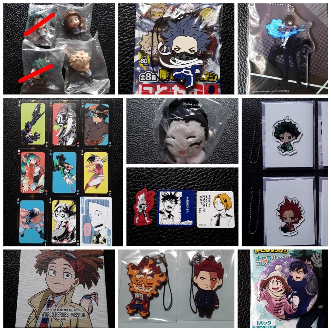 BNHA Boku no Hero Academia assorted merch (Shinsho, Endeavour, Momo ...