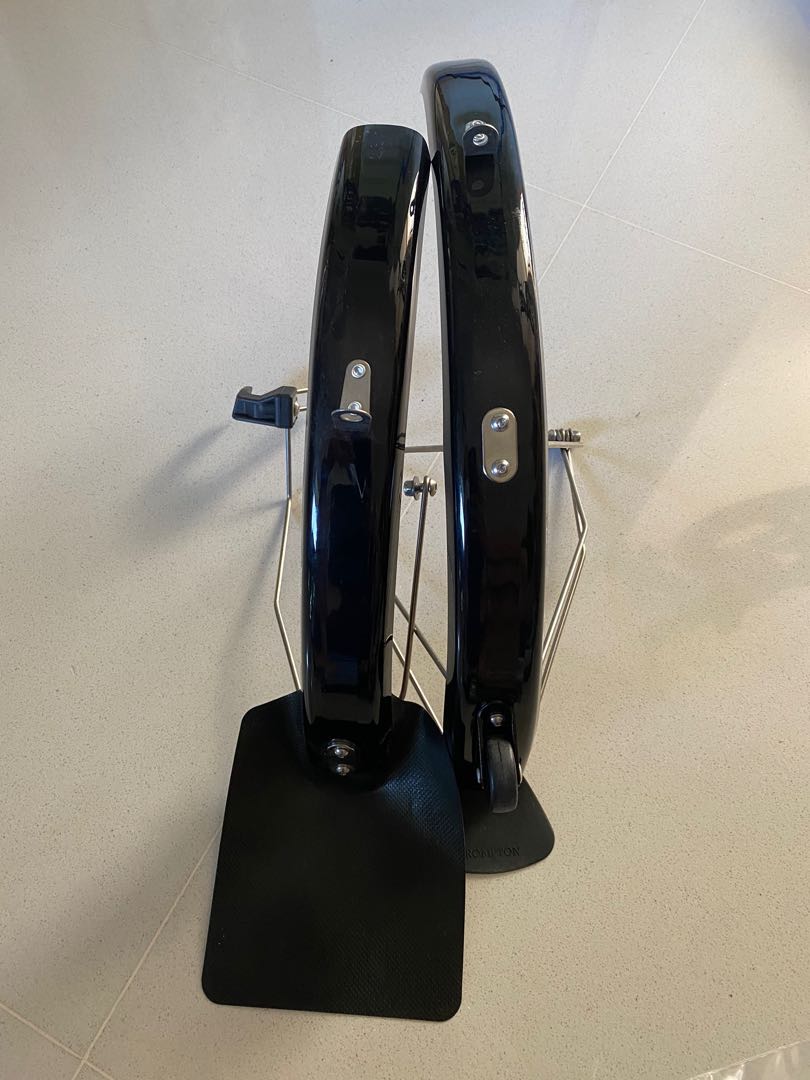 Brompton front n rear mudguard with stays for L model , Sports ...
