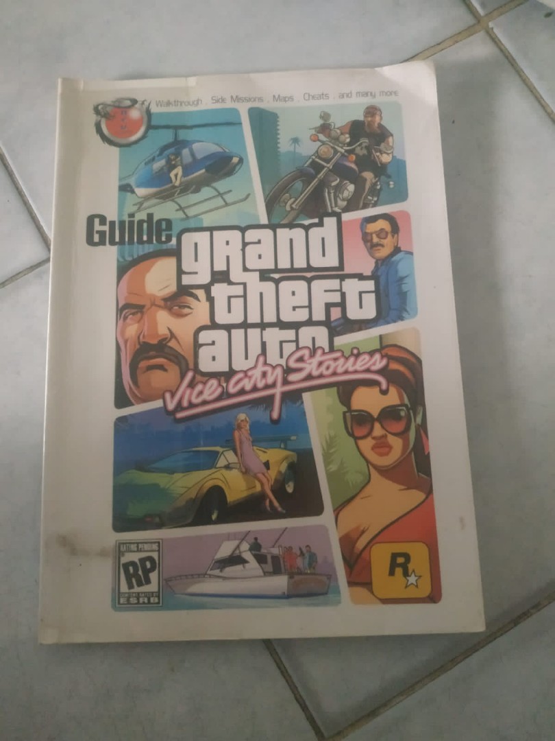 Buku Guide GTA Vicecity, Video Game, Game di Carousell
