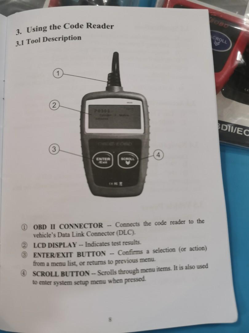 (Restocking End Oct ) Car OBD II EOBD Can Code Scanner Reader Erase ...
