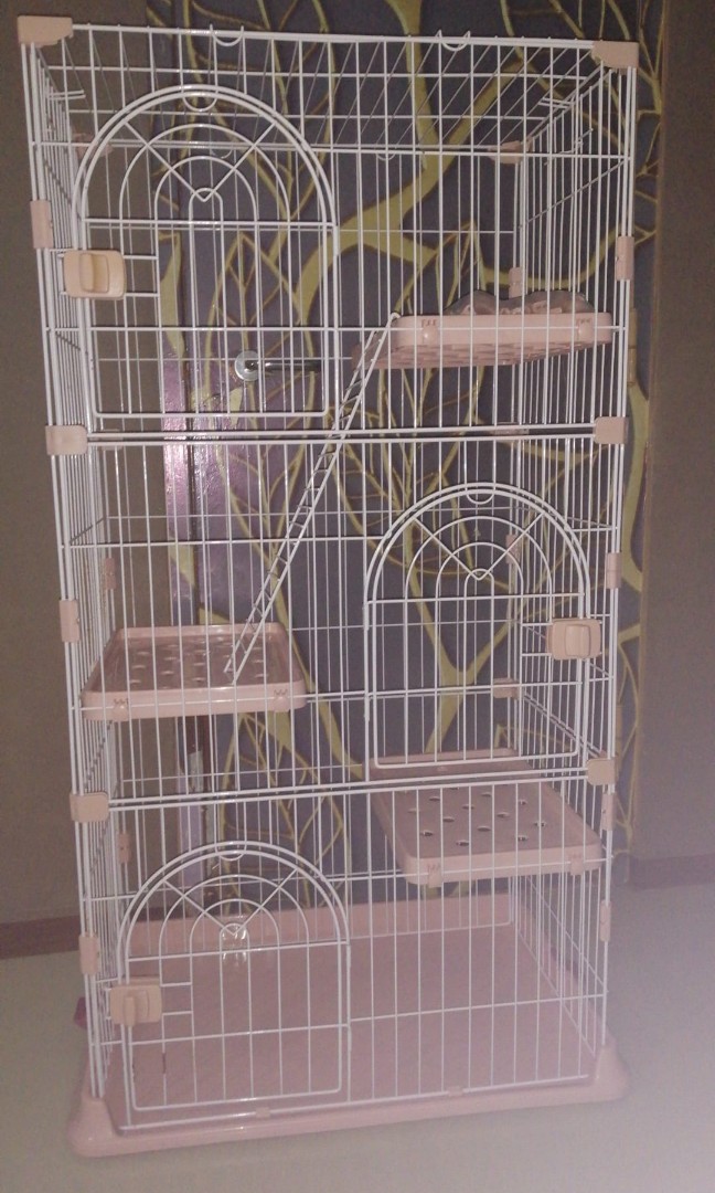 Cat Cage - 4 tier, Pet Supplies, Homes & Other Pet Accessories on Carousell