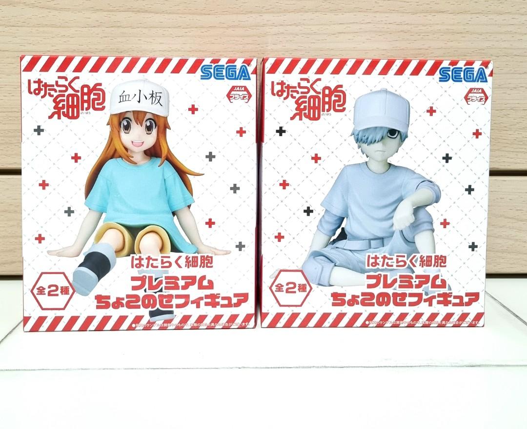 Cells at Work! Red Blood Cell & Platelet Chokonose figure/figurine Set ...