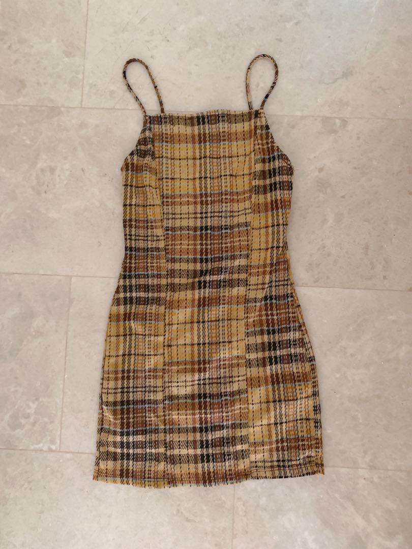 Checkered Dress, Women's Fashion, Dresses & Sets, Dresses on Carousell