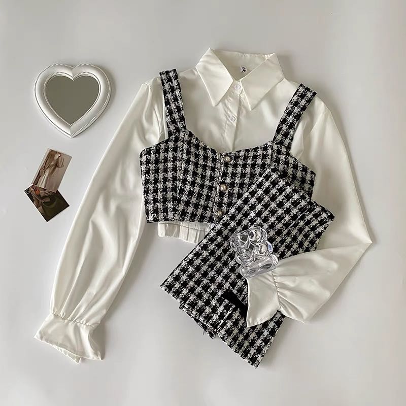 Checkered set, Women's Fashion, Dresses & Sets, Sets or Coordinates on ...