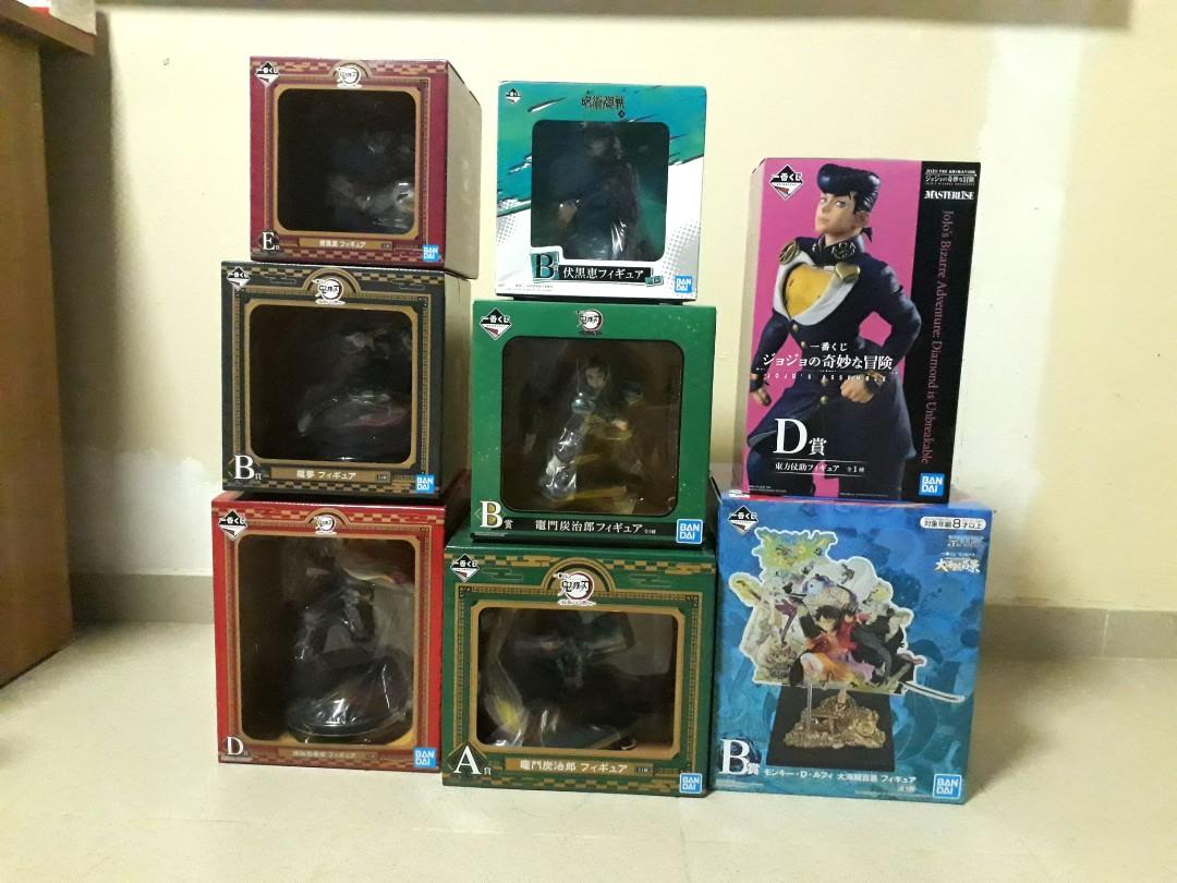 KNY JJBA One Piece Kuji Figurines, Hobbies & Toys, Memorabilia ...