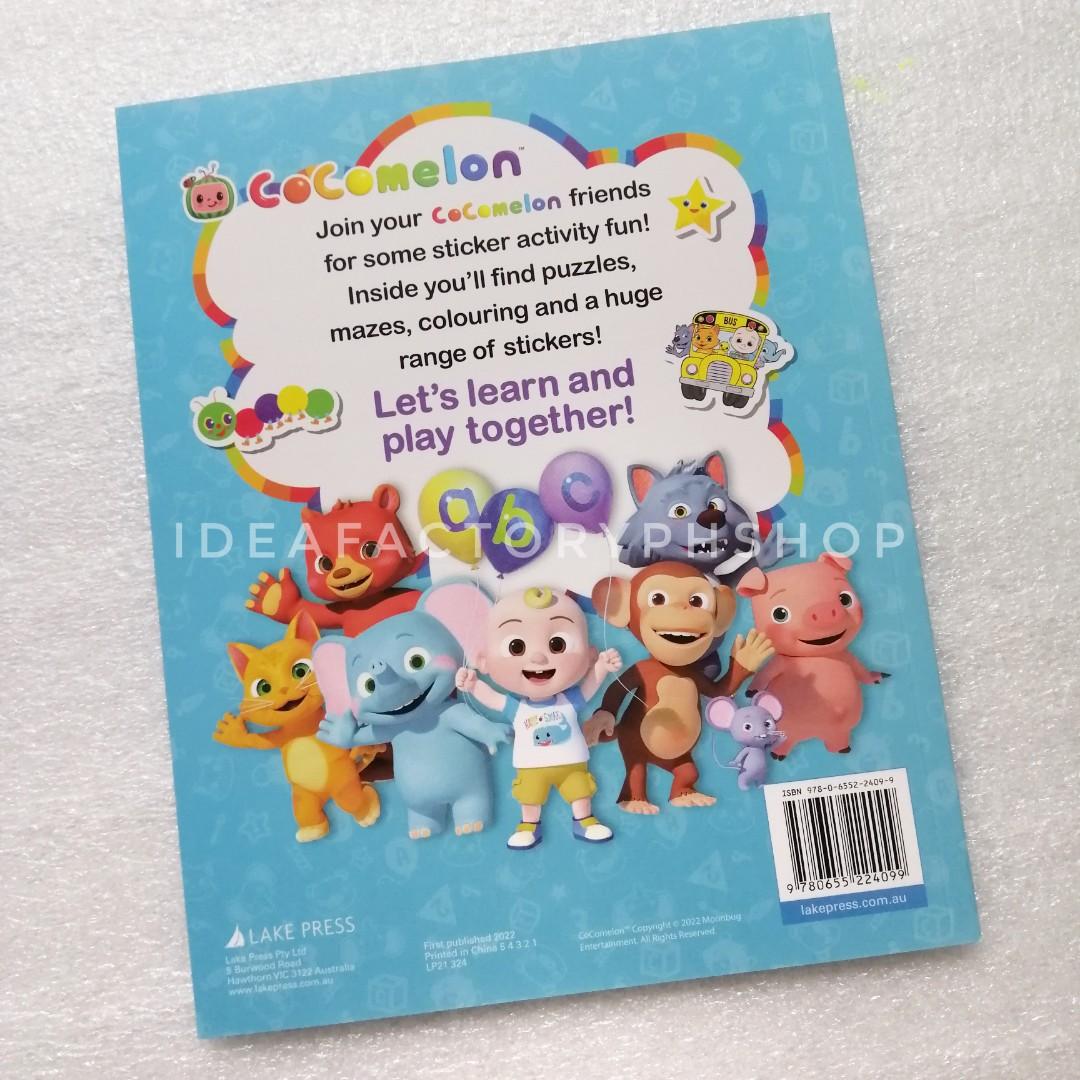 Cocomelon Ultimate Sticker Book 200+ Youtube Character Stickers ...