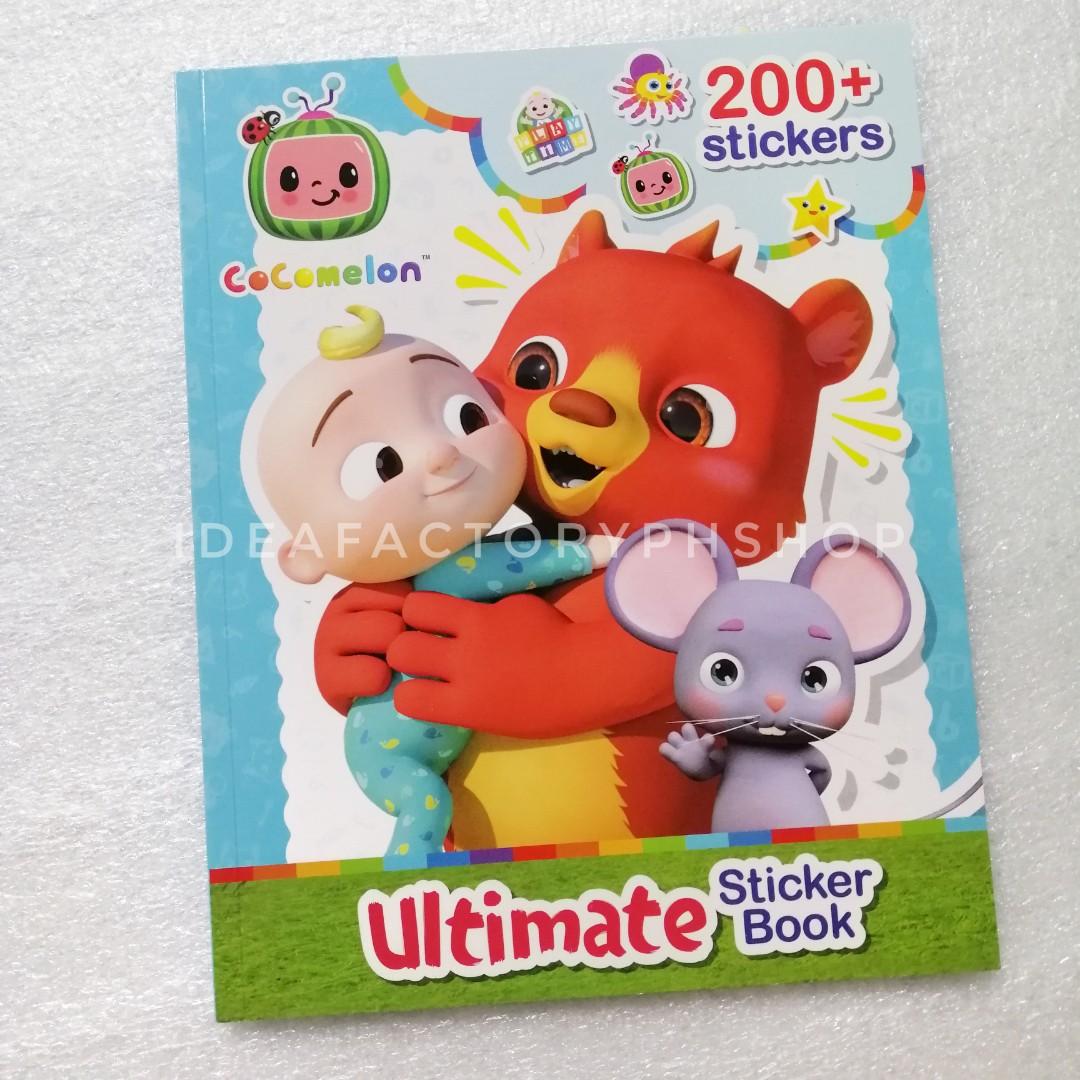 Cocomelon Ultimate Sticker Book 200+ Youtube Character Stickers ...