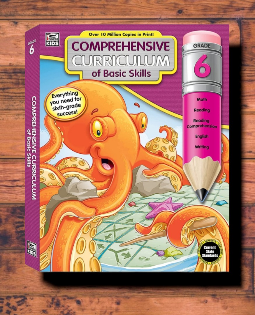 Comprehensive Curriculum of Basic Skills 6th Grade Workbooks All ...