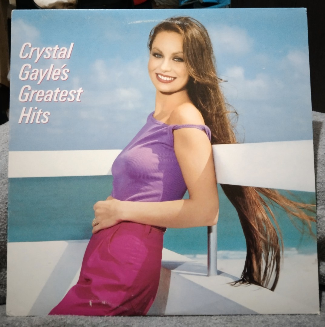Crystal Gayle Greatest Hits vinyl album, Hobbies & Toys, Music & Media ...