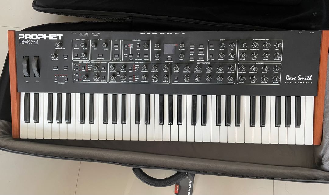Dave Smith Instruments Sequential Circuits Prophet Rev2 16 Voice Analog ...