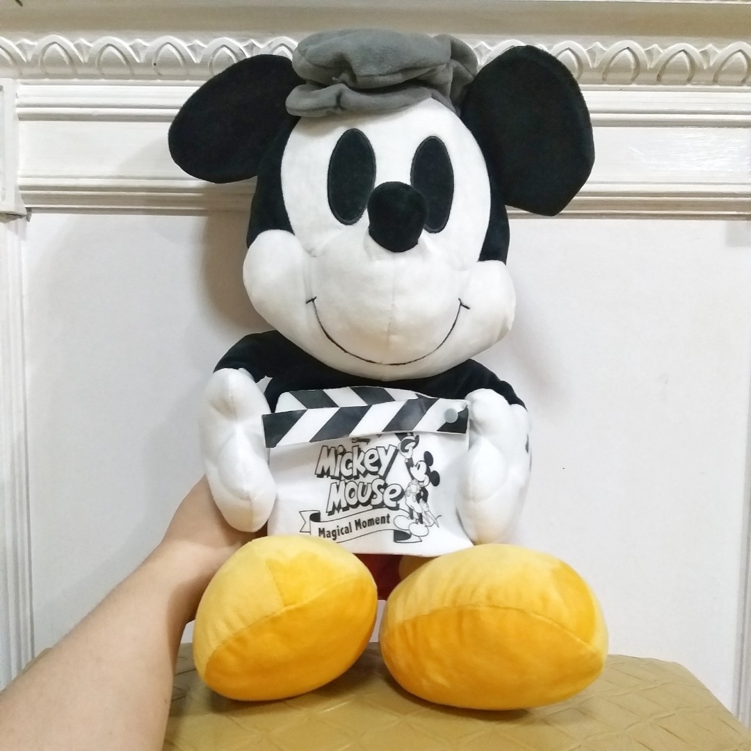 Disney Vintage Director Mickey with Clapboard Stuffed Plush Toy Big ...