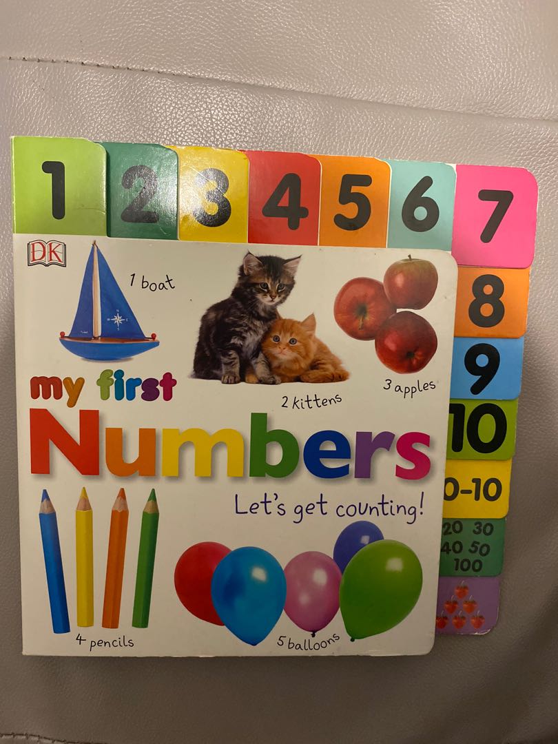 DK My First Numbers: Let's Get Counting!, 興趣及遊戲, 書本 & 文具, 小朋友書 - Carousell
