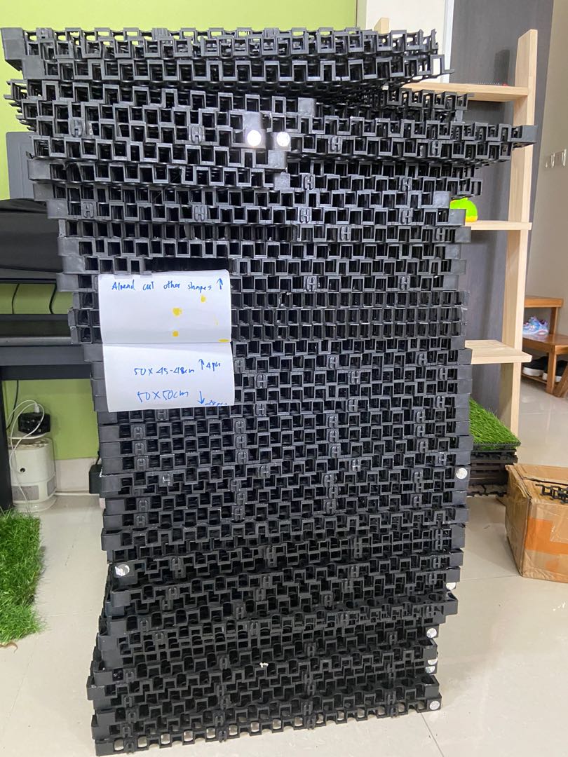 Drainage Cells for Artificial Grass or Plant, Furniture & Home Living ...