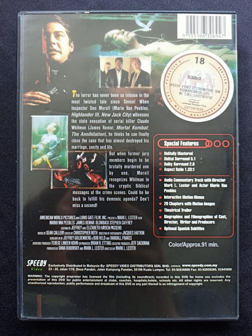 DVD Blowback, Hobbies & Toys, Music & Media, CDs & DVDs on Carousell