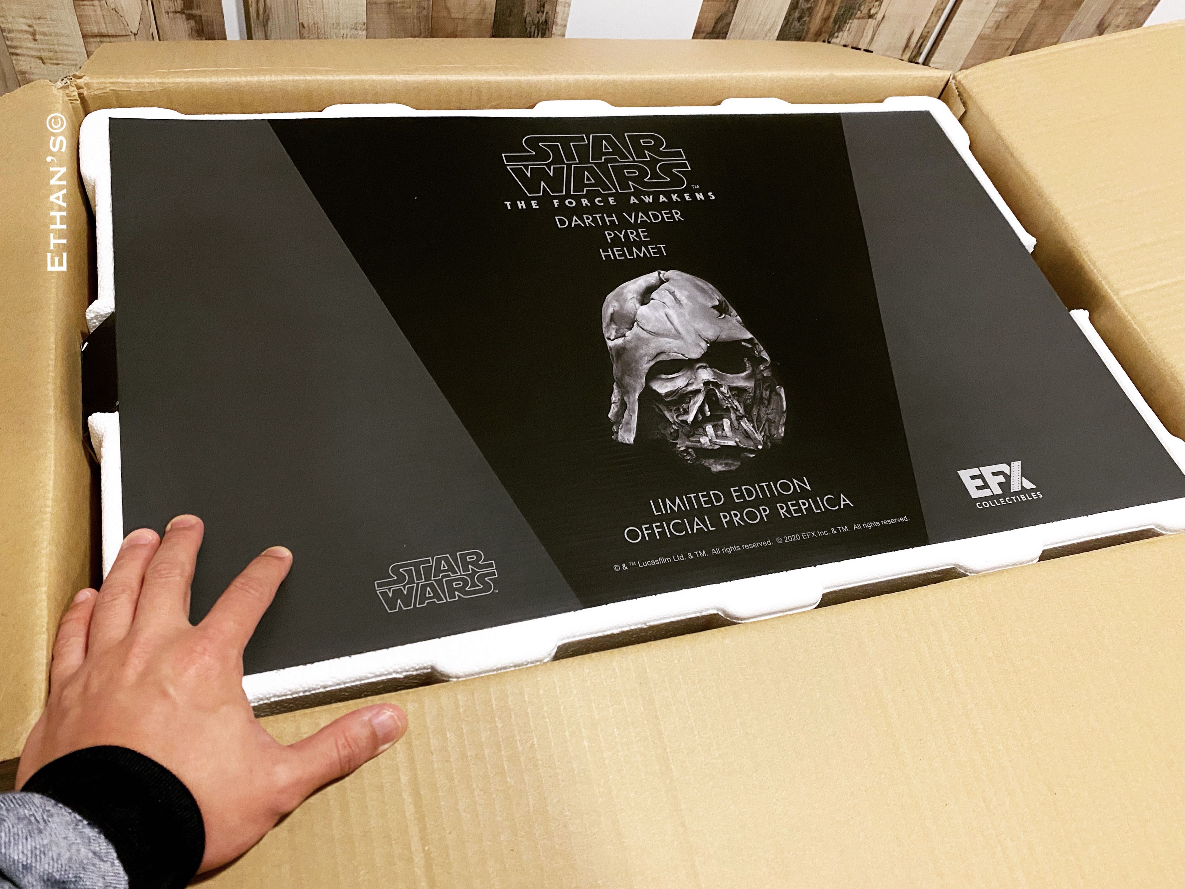 EFX DARTH VADER Pyre Helmet Prop Replica Star Wars. Displayed Piece ...