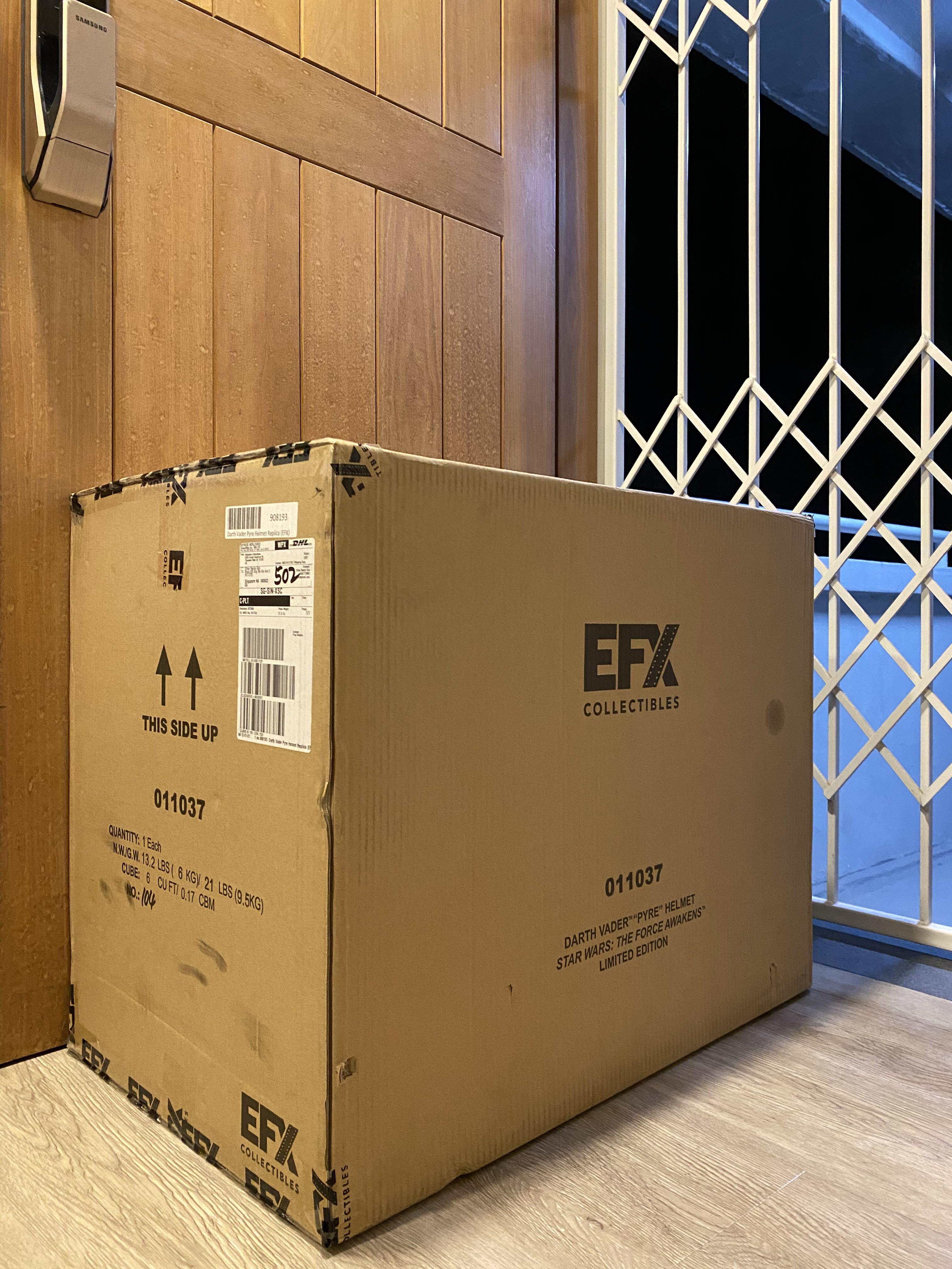 EFX DARTH VADER Pyre Helmet Prop Replica Star Wars. Displayed Piece ...