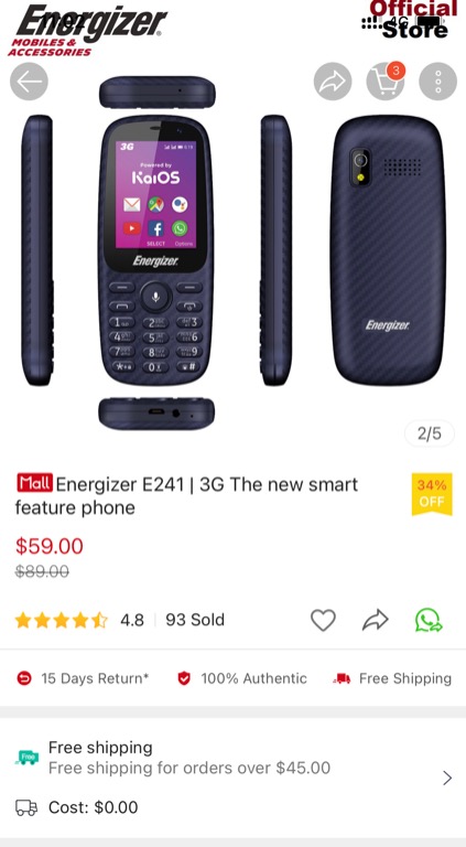 Energizer phone, Mobile Phones & Gadgets, Mobile Phones, Android Phones ...