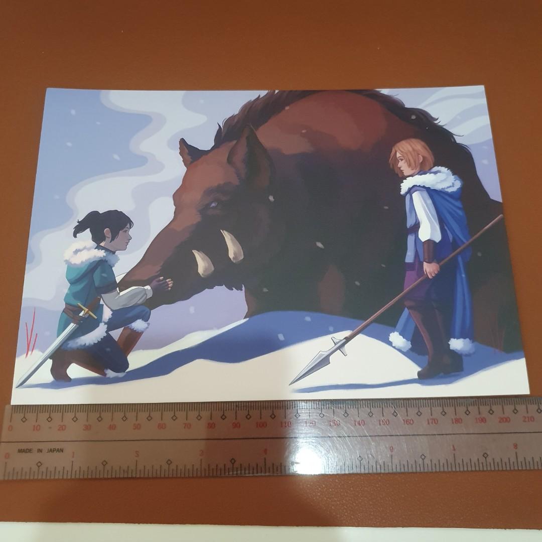 Fire Emblem Three Houses Dimitri & Felix Merchandise (FE3H Prints ...