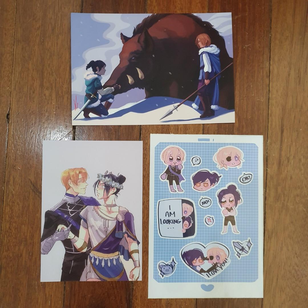 Fire Emblem Three Houses Dimitri & Felix Merchandise (FE3H Prints ...