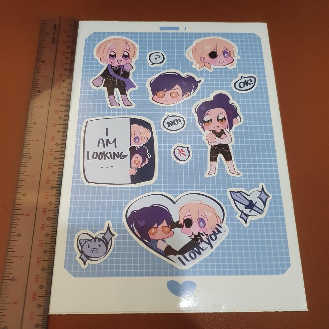 Fire Emblem Three Houses Dimitri & Felix Merchandise (FE3H Prints ...