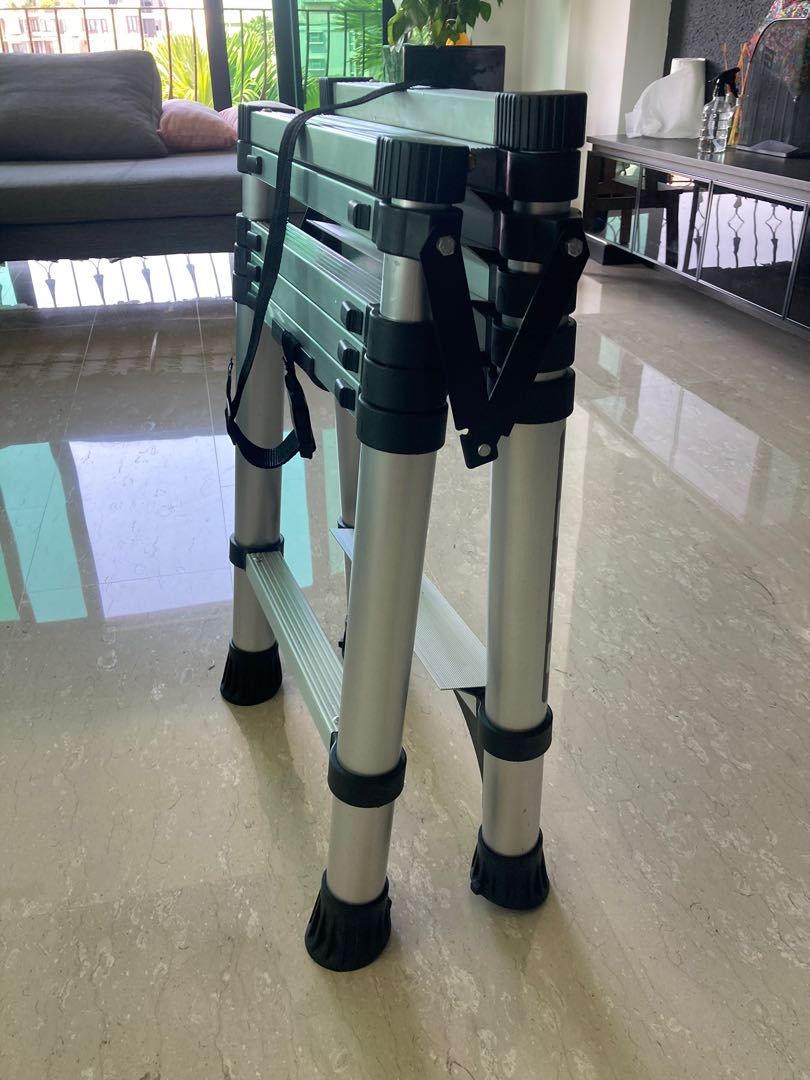 Foldable compact ladder, Furniture & Home Living, Home Improvement ...