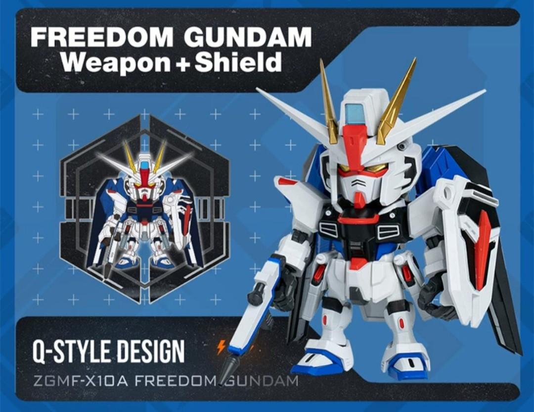 Freedom gundam QMSV mini, Hobbies & Toys, Toys & Games on Carousell