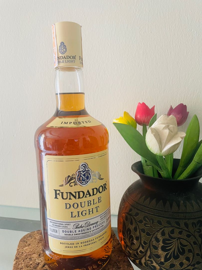 Fundador Double Light - 1 Litre, Food & Drinks, Alcoholic Beverages on ...