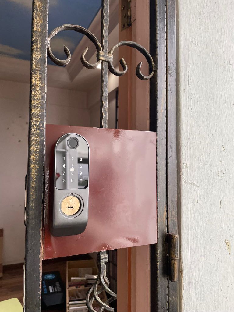 Gate digital lock with installation, Furniture & Home Living, Security ...