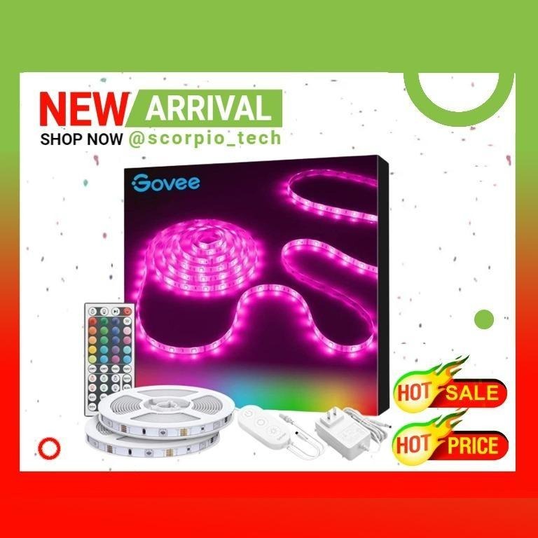Govee LED Strip Lights, 32.8ft RGB LED Lights with Remote Control, 20 ...