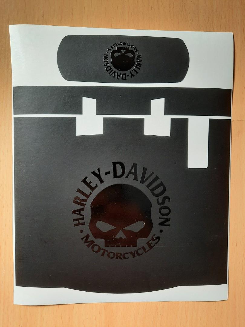 Harley Davidson IU unit Sticker, Motorcycles, Motorcycle Accessories on ...
