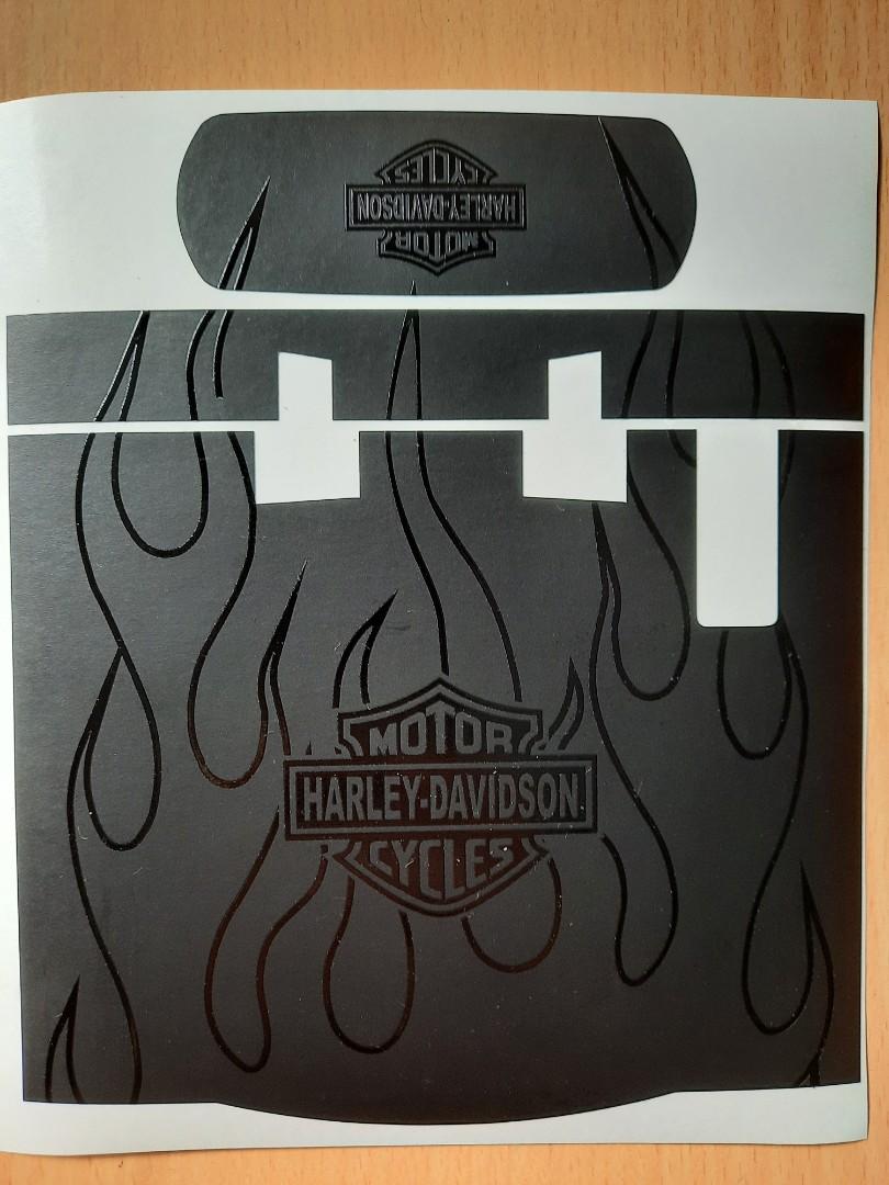 Harley Davidson IU unit Sticker, Motorcycles, Motorcycle Accessories on ...