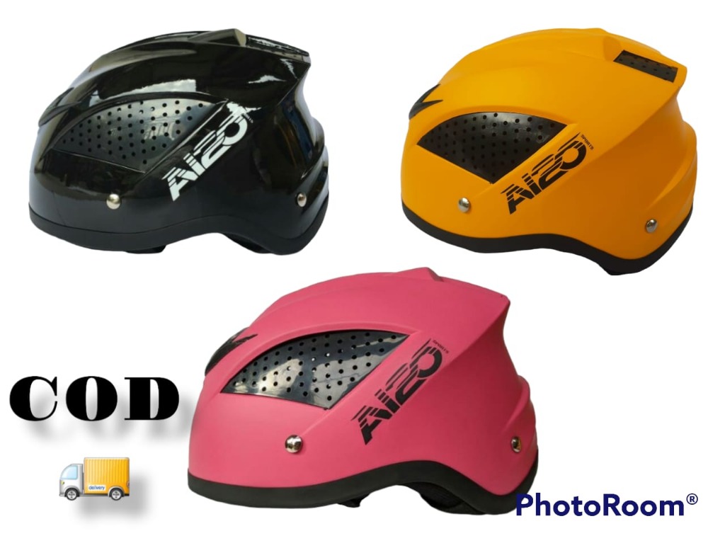 helm aizo polos warna, Olah Raga, Perlengkapan Olahraga Lainnya di ...