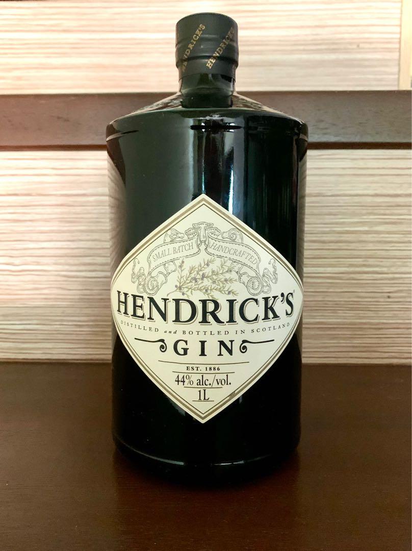 Hendricks Gin 1 liter, Food & Drinks, Alcoholic Beverages on Carousell