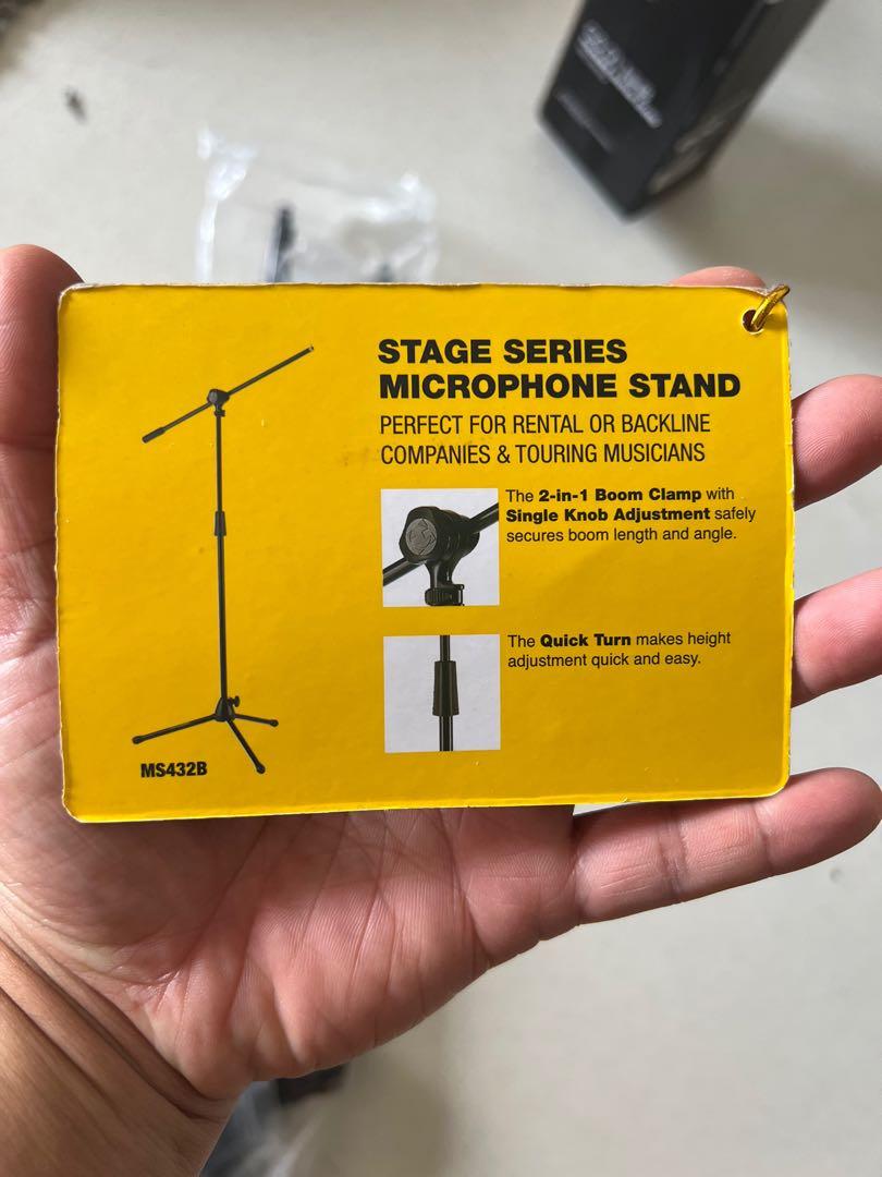 Hercules MS432B Mic Stand, Hobbies & Toys, Music & Media, Music ...