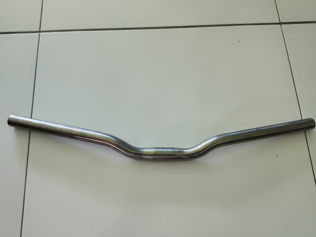 H&H low rise Titanium Handlebar for Brompton, Sports Equipment ...