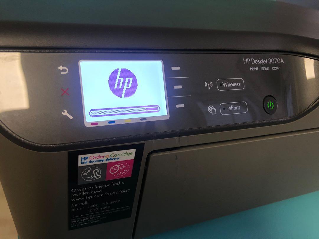 HP All in one printer 3070A, 電腦＆科技, 打印機及影印機 - Carousell