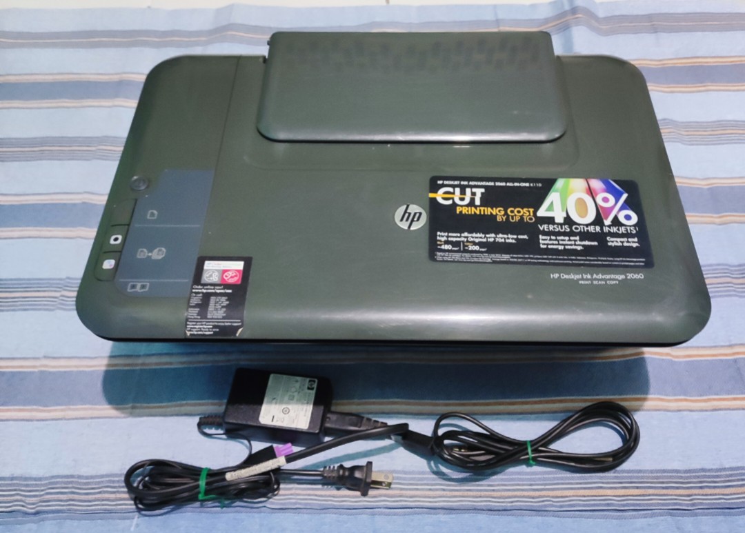HP Deskjet 2060 Printer, Computers & Tech, Printers, Scanners & Copiers ...