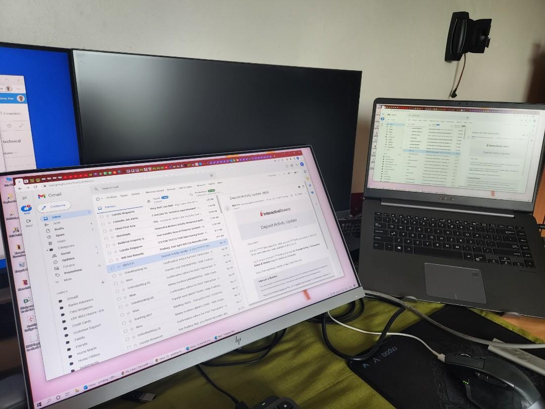 HP E233 Monitor 23", Computers & Tech, Parts & Accessories, Monitor ...