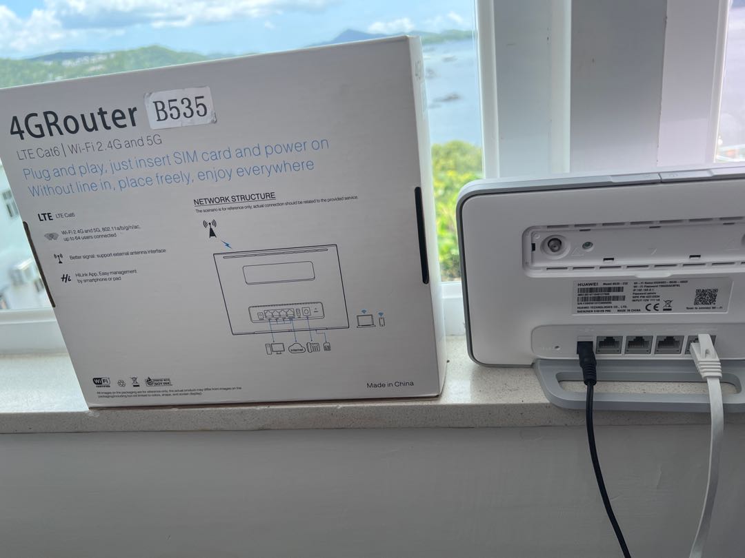 Huawei B535 4G LTE SIM card Router, 電腦＆科技, 電腦周邊及配件, Wifi及上網相關產品 - Carousell