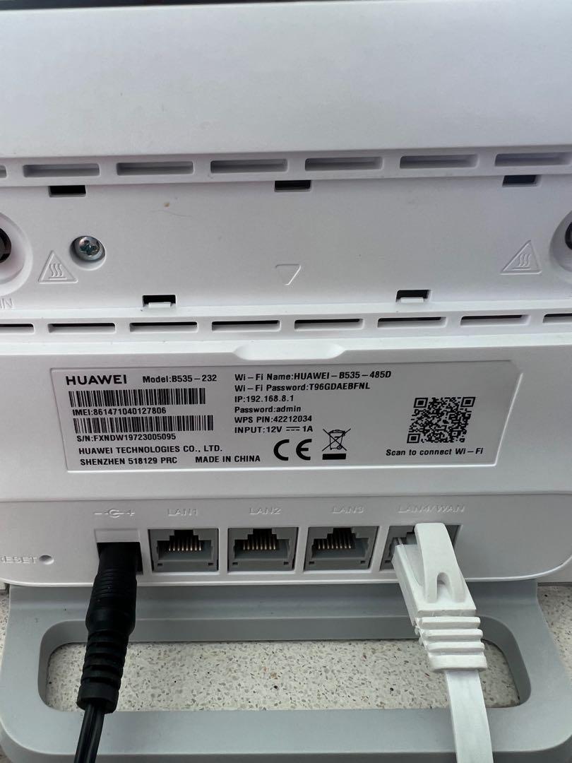Huawei B535 4G LTE SIM card Router, 電腦＆科技, 電腦周邊及配件, Wifi及上網相關產品 - Carousell