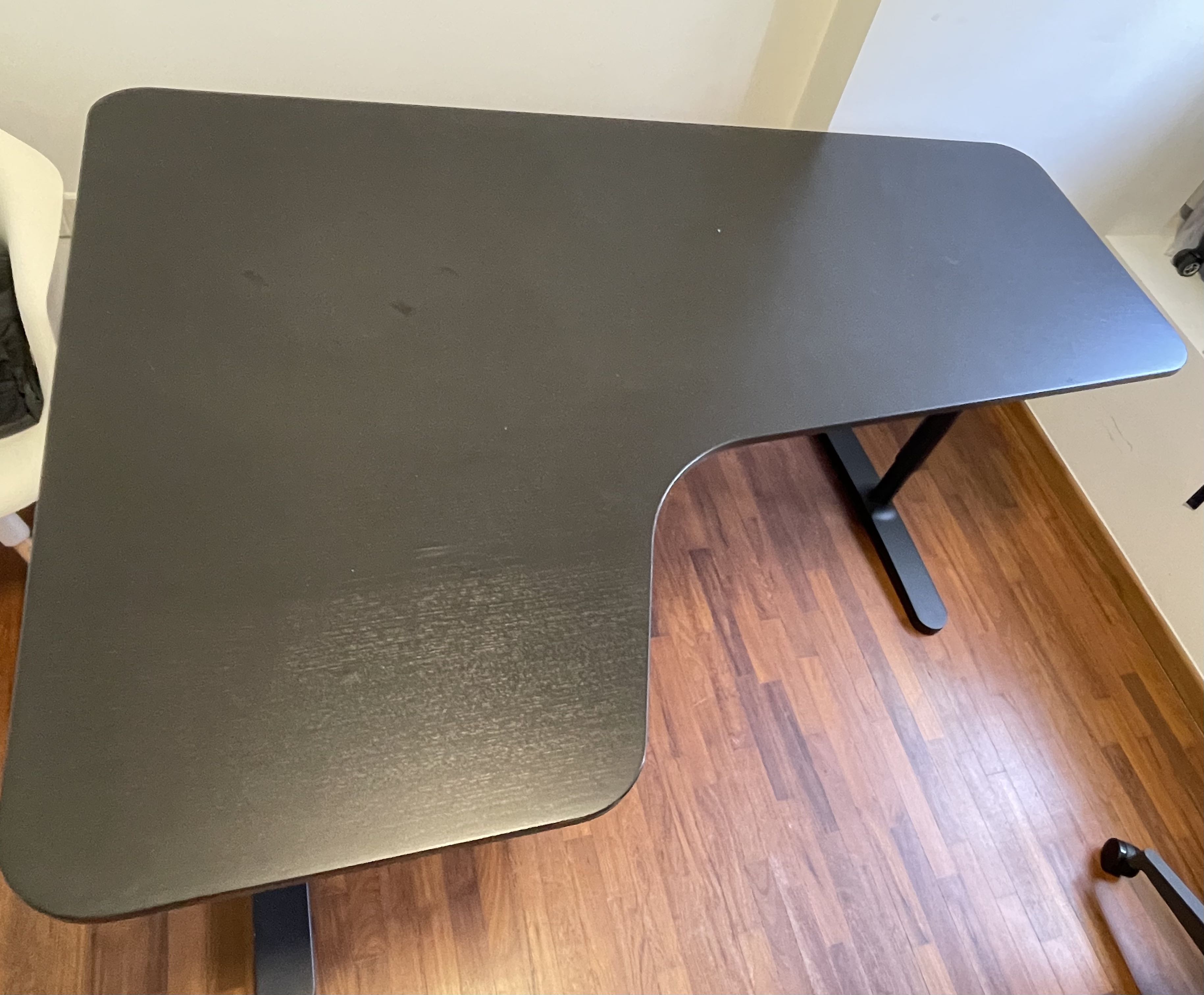 IKEA BEKANT Corner Desk - Height Adjustable , Furniture & Home Living ...